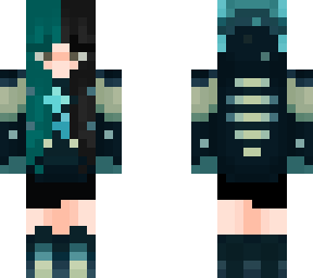 Warden girl | Minecraft Skin