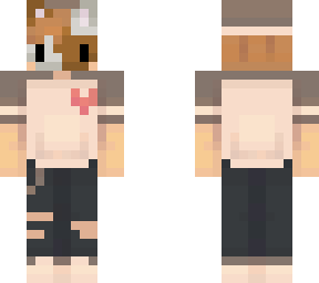 boy with cat mask | Minecraft Skin