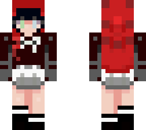 Cute goth girl | Minecraft Skin