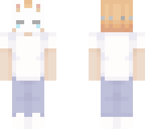Super Sad bunny boy preppy | Minecraft Skin