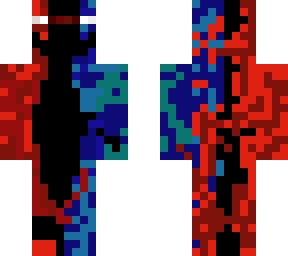 fire and water | Minecraft Skins