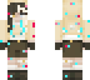 glitch girl | Minecraft Skins