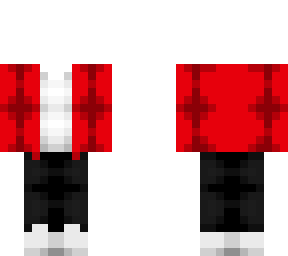 OB - Neon Red Coat w/ Matching Fit | Minecraft Skin