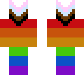 Progress Rainbow Flag | Minecraft Skin
