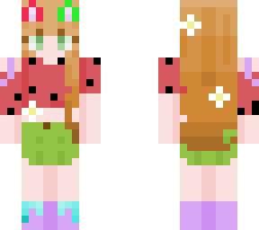 strawberry cat | Minecraft Skins