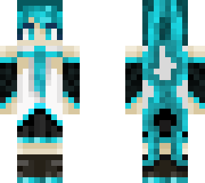- hatsune miku skin - | Minecraft Skin
