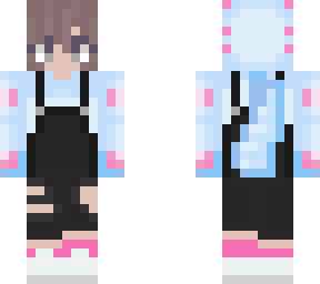 blue axolotl boy | Minecraft Skins