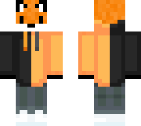 1 Layer Hoodie Fox | Minecraft Skin