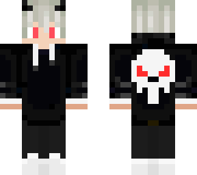 Cool Evil Black Devil | Minecraft Skin