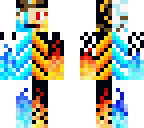 Fire and ice | Minecraft Skin