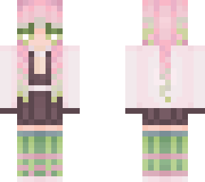 Mitsuri Kanroji | Demonslayer | Minecraft Skin