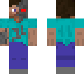 robot steve | Minecraft Skins
