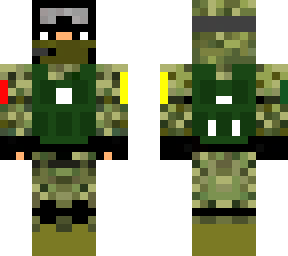 soldier mexican soldado mexicano | Minecraft Skins