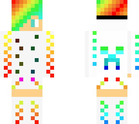 boy skin rainbow | Minecraft Skins