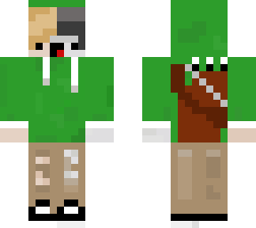 Skin mixed with skeleton | Minecraft Skin
