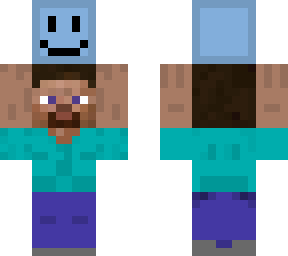 Steve Holding Ice Cube BFDI | Minecraft Skin