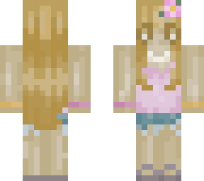 Tropical Gyaru Summer | Minecraft Skin