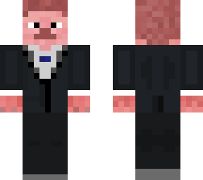 Tuxedo steve styled pig in a suit | Minecraft Skin