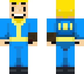 Vault Boy with Pip Boy | Minecraft Skin