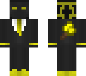 Yellow Suit Helmet | Minecraft Skin