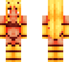 Blaze Girl Revenge | Minecraft Skin