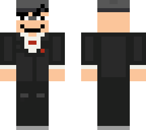 roblox skin with suit | Minecraft Skin
