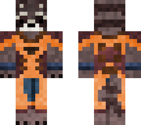 rocket raccoon | Minecraft Skins