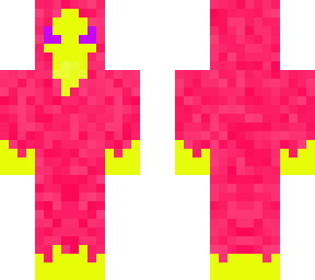 Entity 303 pink purple yellow | Minecraft Skin
