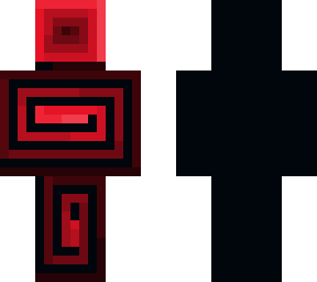 Red color chancing charachter | Minecraft Skin