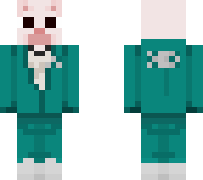 Squid game Bingus - mouth open | Minecraft Skin