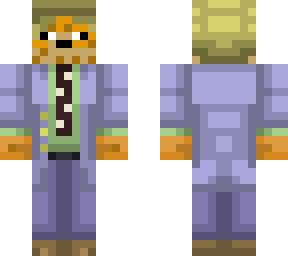 Yoshikage Kira pufferfish | Minecraft Skin