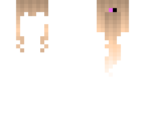 Blonde Ponytail base | Minecraft Skin