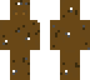 Dark Brown/Gold Figure | Minecraft Skin