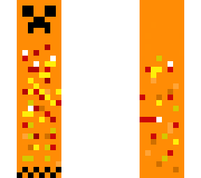 fire creeper | Minecraft Skins