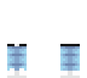 OB - Simple Pastel Blue Jeans w/ Belt | Minecraft Skin