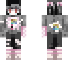 RavenRaioReaper_12 (Pride AroAce) | Minecraft Skin