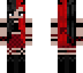Red demon girl | Minecraft Skin