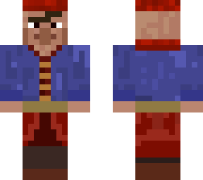 Villager with robe and hat | Minecraft Skin