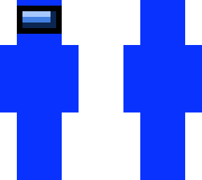 blue crewmate among us | Minecraft Skin