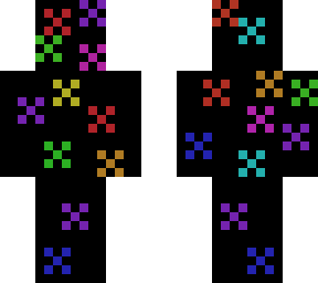 Colorful Crosses | Minecraft Skin