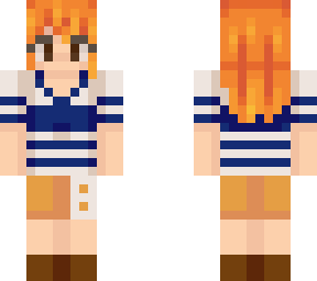 Nami ( pre timeskip ) | Minecraft Skin