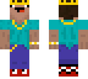 Rich Noob King Derp | Minecraft Skin