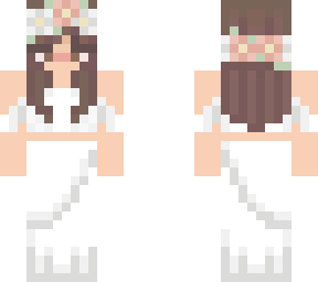 Wedding skin/white dress skin | Minecraft Skin