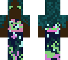 Coral Reef Mermaid | Minecraft Skin