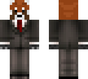 Red Panda ina Suit | Minecraft Skin