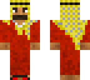 Arabian Red Robe | Minecraft Skin