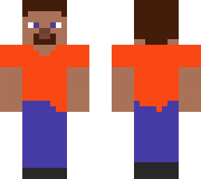 orange steve | Minecraft Skins