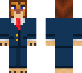 Loewe im Anzug | Minecraft Skin