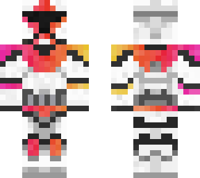 rainbow clone trooper | Minecraft Skin