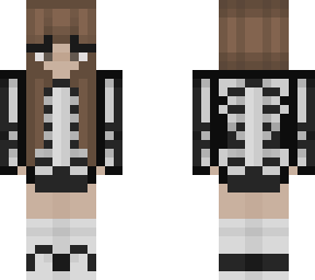 skeleton girl | Minecraft Skins